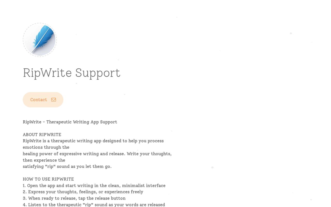 RipWrite Support